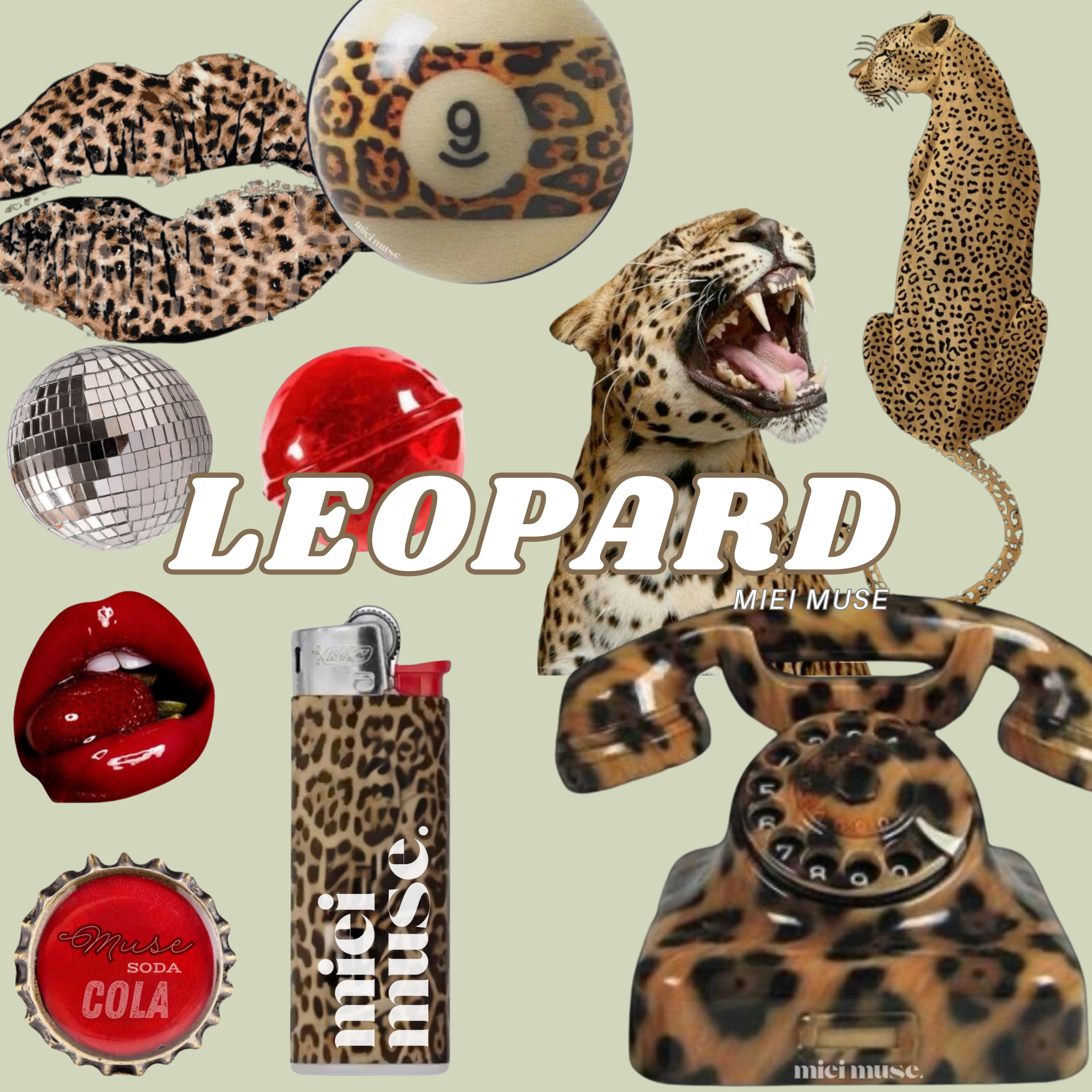 Leopard Print Classic Tees – Miei Muse.